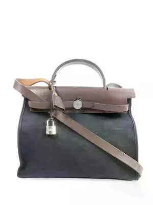 Hermès Pm Herbag Two-way Shoulder Bag - Black