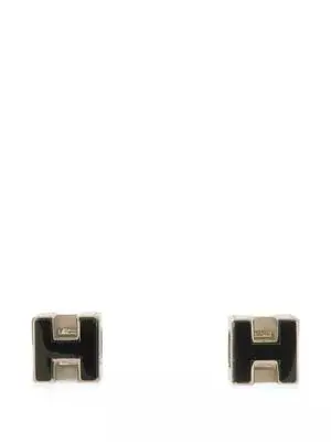 Hermès Cage D'h Earrings - Silver
