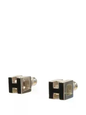 Hermès Cage D'h Earrings - Silver