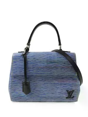 LOUIS VUITTON Louis Vuitton Cluny BB Epi Tote Bag Blue