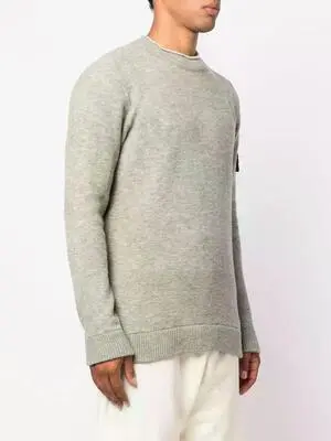 Stone Island Logo-patch Crew Neck Jumper