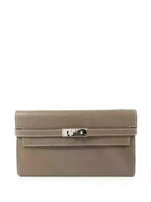 Hermès 2017 Kelly Epsom-leather Wallet - Neutrals