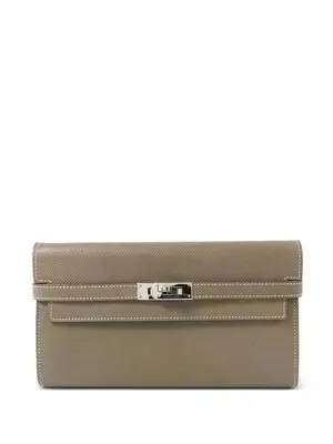Hermès 2017 Kelly Epsom-leather Wallet - Neutrals