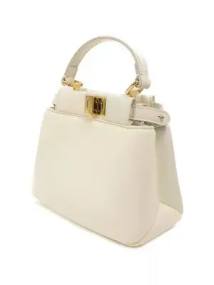 Fendi Xs Peekaboo Tote Bag - Neutrals