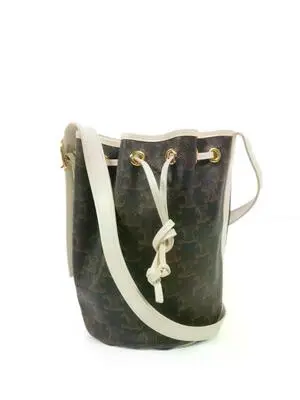 Celine Small Triomphe Drawstring Shoulder Bag - Brown
