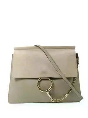 Chloé Faye Shoulder Bag - Grey