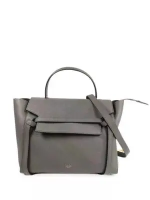 Celine Micro Belt Tote Bag - Grey