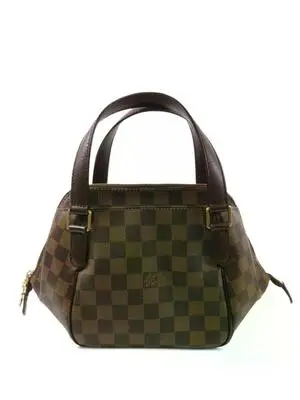 LOUIS VUITTON Damier Ebene Belem Pm Handbag - Brown