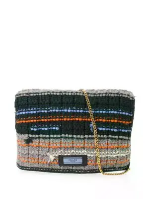 Prada Chain-link Crossbody Bag - Black