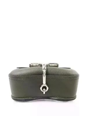 Hermès Mini Della Cavalleria Leather Shoulder Bag - Green