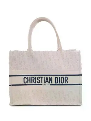 Dior Medium Book Tote Handbag - Neutrals