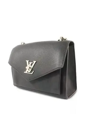 LOUIS VUITTON Mylockme Leather Shoulder Bag - Black
