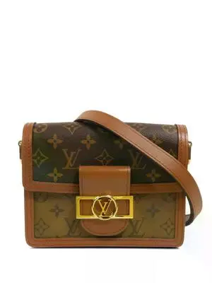 LOUIS VUITTON Monogram Reverse Dauphine Mini Shoulder Bag - Brown