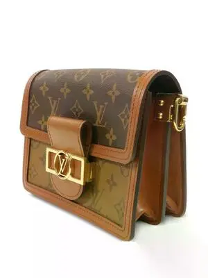 LOUIS VUITTON Monogram Reverse Dauphine Mini Shoulder Bag - Brown
