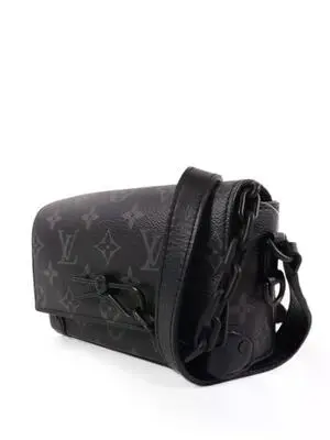 LOUIS VUITTON Steamer Monogram Eclipse Shoulder Bag - Black