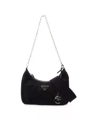 Prada 2005 Re-edition Shoulder Bag - Black