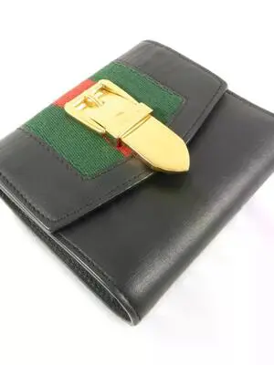Gucci Sylvie Web Trifold Wallet
