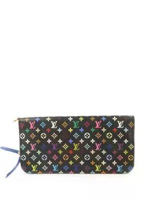 LOUIS VUITTON Monogram Multicolore Insolite Wallet - Black