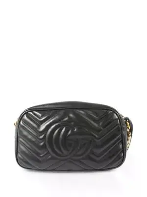 Gucci Gg Plaque Cross-body Bag - Black