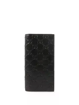 Gucci Gg-pattern Wallet - Black