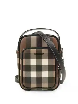 Burberry Check-print Shoulder Bag - Brown