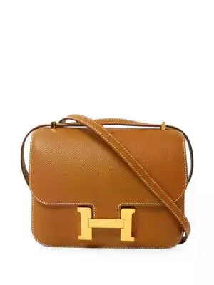 Hermès 2022 Mini Constance Shoulder Bag - Brown