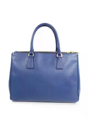 Prada Galleria Saffiano Leather Tote Bag - Blue