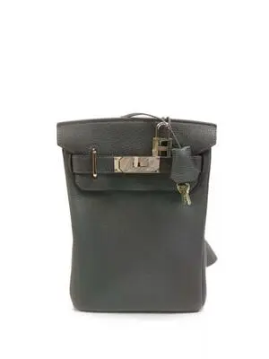 Hermès 2024 Pm Hac A Dos Togo-leather Backpack - Grey