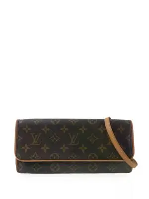 LOUIS VUITTON Gm Monogram Pochette Twin Shoulder Bag - Brown