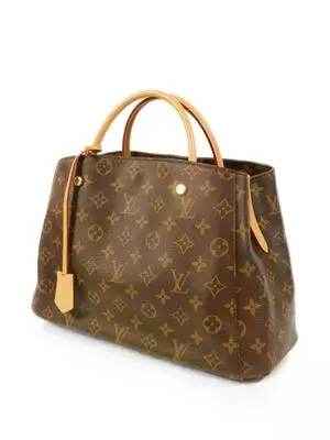 LOUIS VUITTON Mm Montaigne Tote Bag