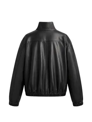 Saint Laurent Leather Bomber Jacket