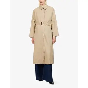 Max Mara Belted Mid-length Cotton-blend Trench Coat