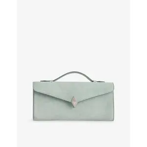 METIER Edge Suede Clutch - Terra