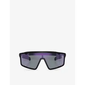 Prada Rectangle-frame Shell Sunglasses - Black