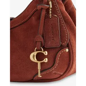 COACH Drifter 31 Suede Shoulder Bag