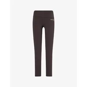SPORTY & RICH Serif-logo Workout Leggings - Cioco