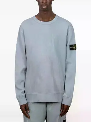 Stone Island Logo-patch Sweatshirt - Blue