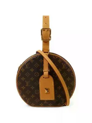 LOUIS VUITTON Petite Boite Chapeau Monogram Clutch Bag - Brown