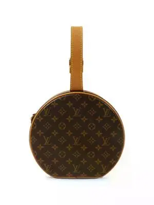 LOUIS VUITTON Petite Boite Chapeau Monogram Clutch Bag - Brown