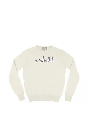 Lingua Franca Nantucket Crew-neck Sweater