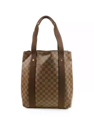 LOUIS VUITTON Beaubourg Damier Ebene Tote Bag - Brown
