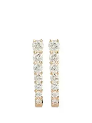 DANA REBECCA DESIGNS Diamond Hoop Earrings - Gold