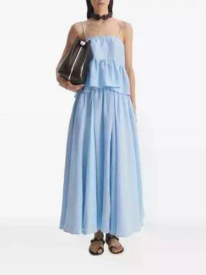 Scanlan Theodore Peplum Spaghetti-strap Blouse