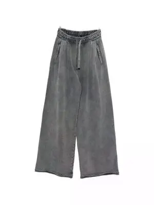 HAIKURE Faded Wide-leg Track Pants - Grey