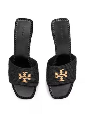 Tory Burch Eleanor Raffia Heeled Sandals
