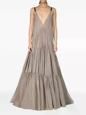 TEMILY Tiered Sleeveless Maxi Dress