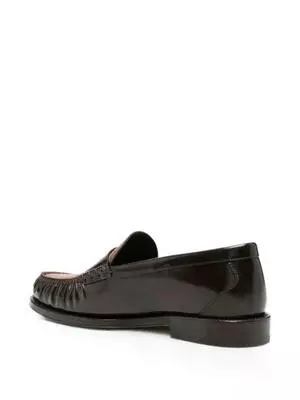 Brunello Cucinelli Panelled Leather Loafers