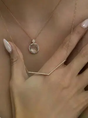 LISA NIK Chevron-shape-pendant Necklace
