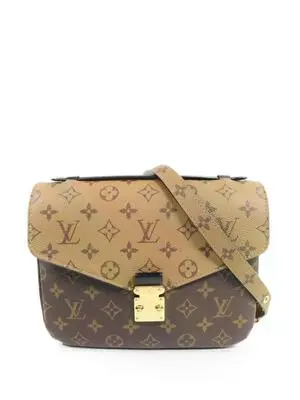 LOUIS VUITTON Pochette Metis Monogram Reverse Crossbody Bag - Brown
