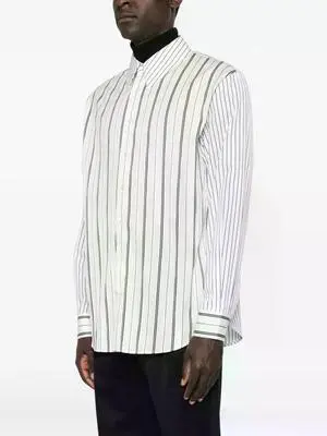 Saint Laurent Vertical-stripe Long-sleeve Shirt